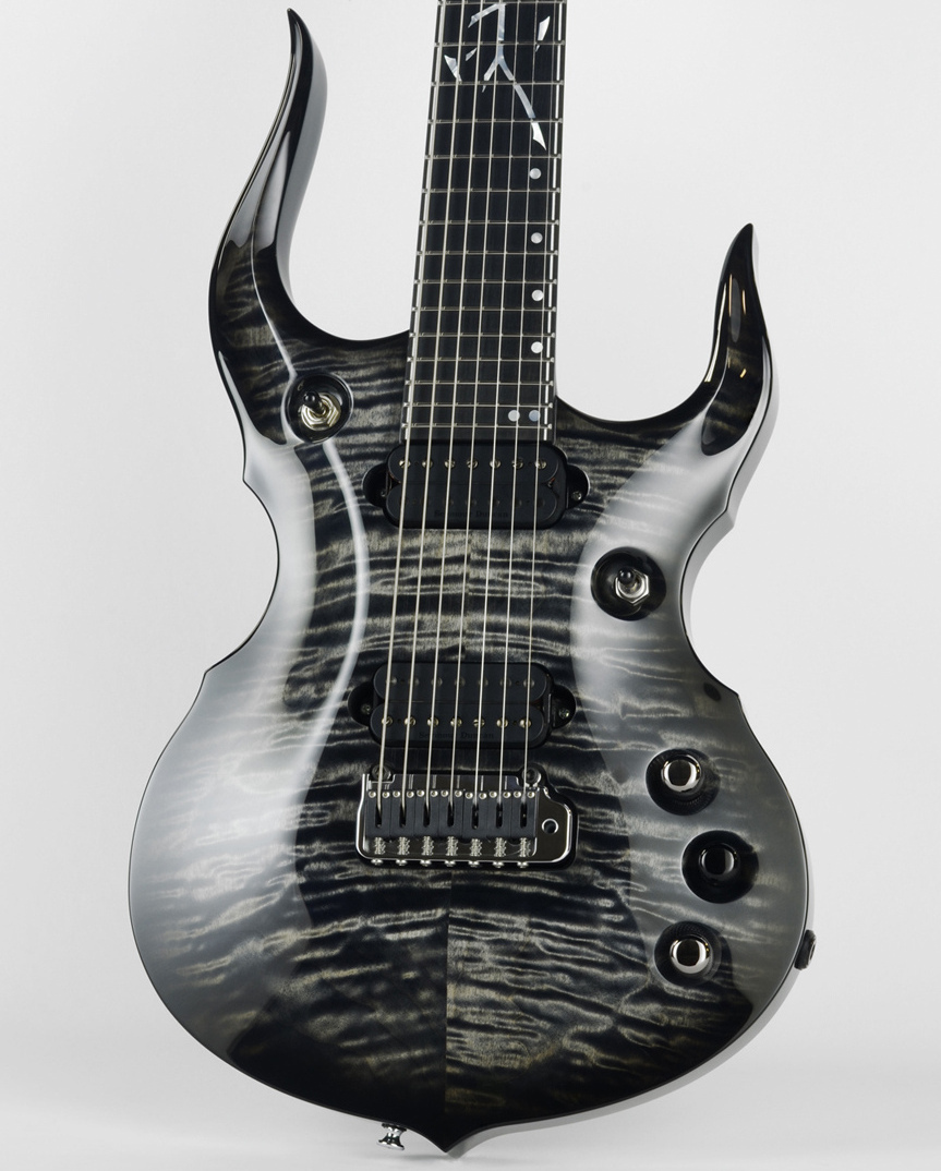 Check Out This Wickedly Horned Custom 7-String Guitar That Screams For ...