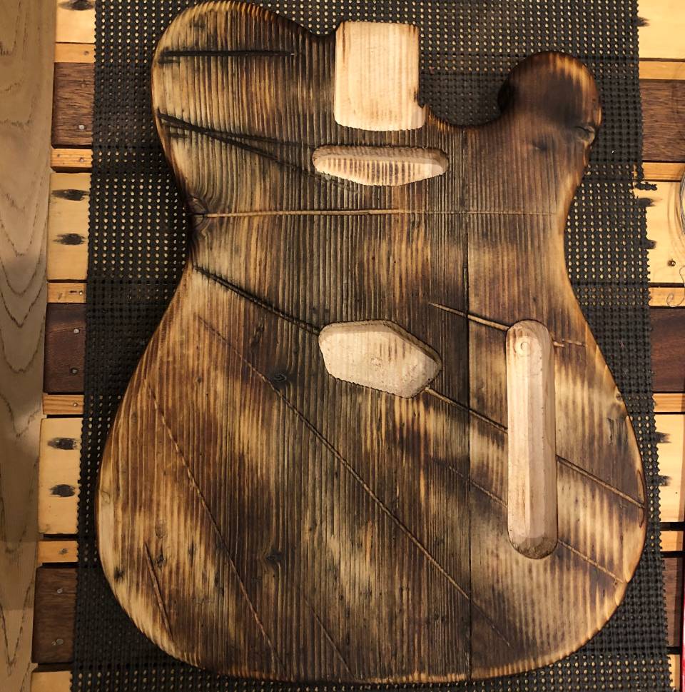 This Weathered Custom Guitar Was Fully Made From Reclaimed And Recycled ...