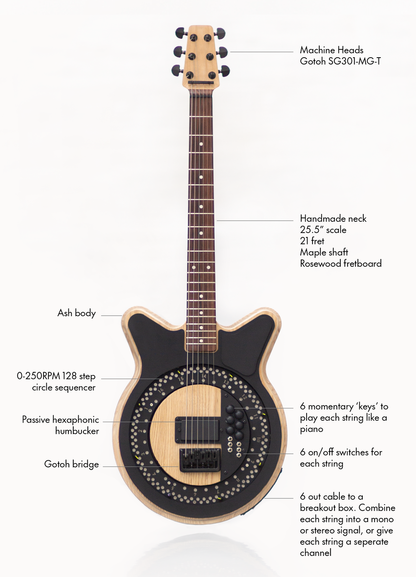 Listen: This Guitar Uses a Mechanical Circle Sequencer to Pick Its ...