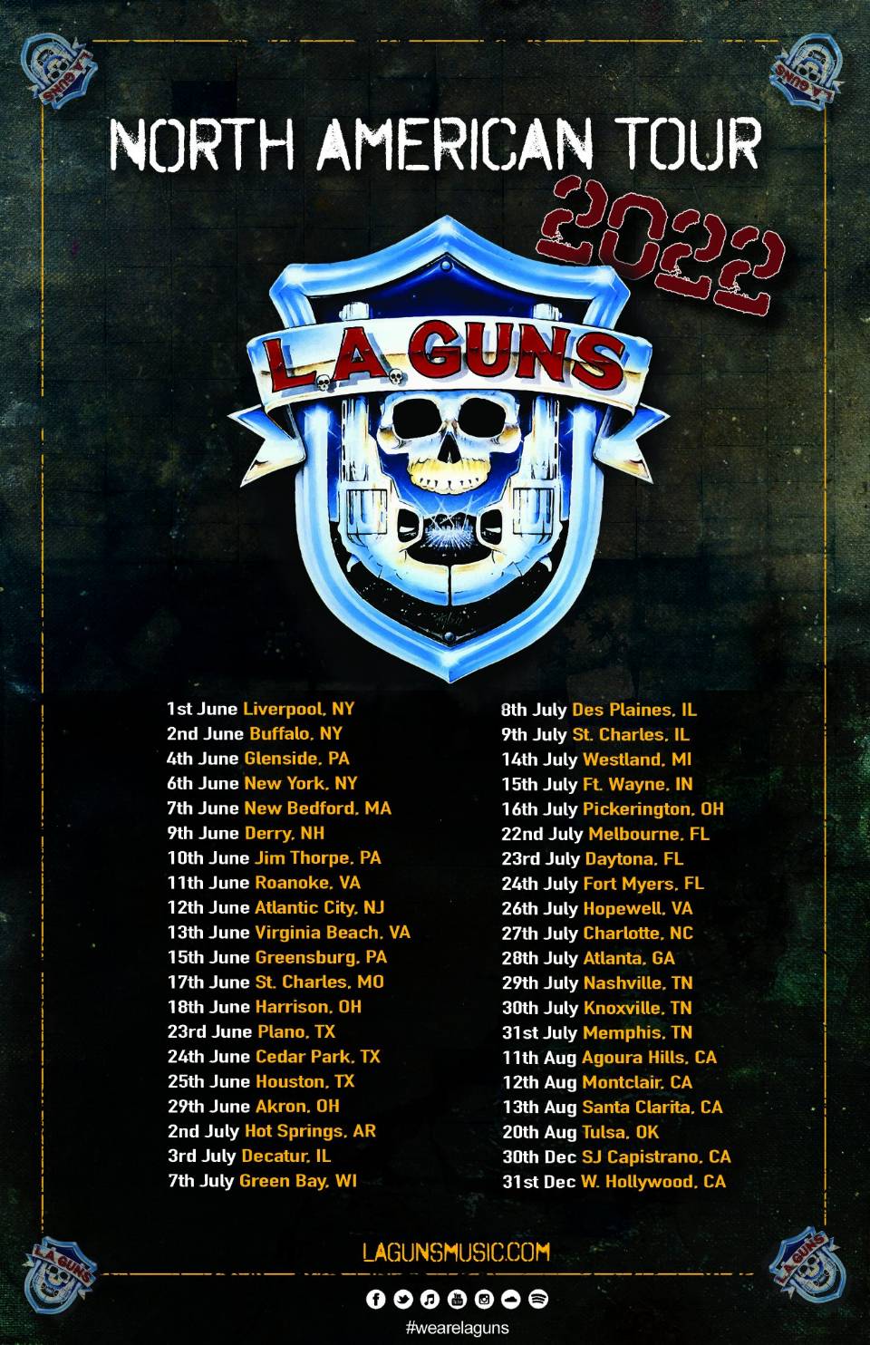 L.A. Guns Announce 2022 Tour Dates | Ultimate Guitar