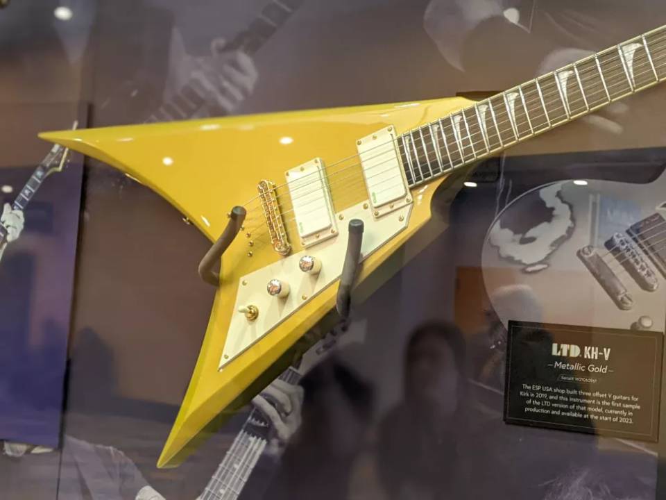 ESP Announces New Kirk Hammett Signature LTD V-Style Model Guitar ...