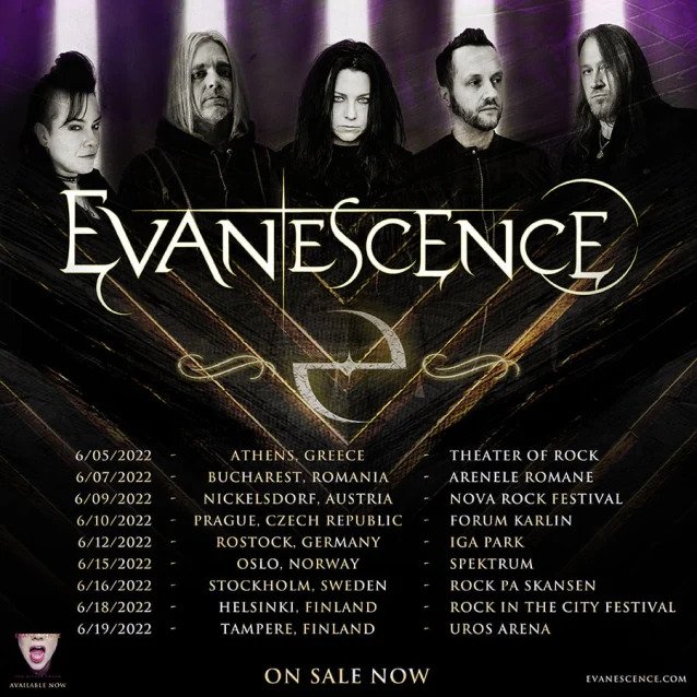 Watch: Evanescence Perform Live With New Line-up for the First Time ...