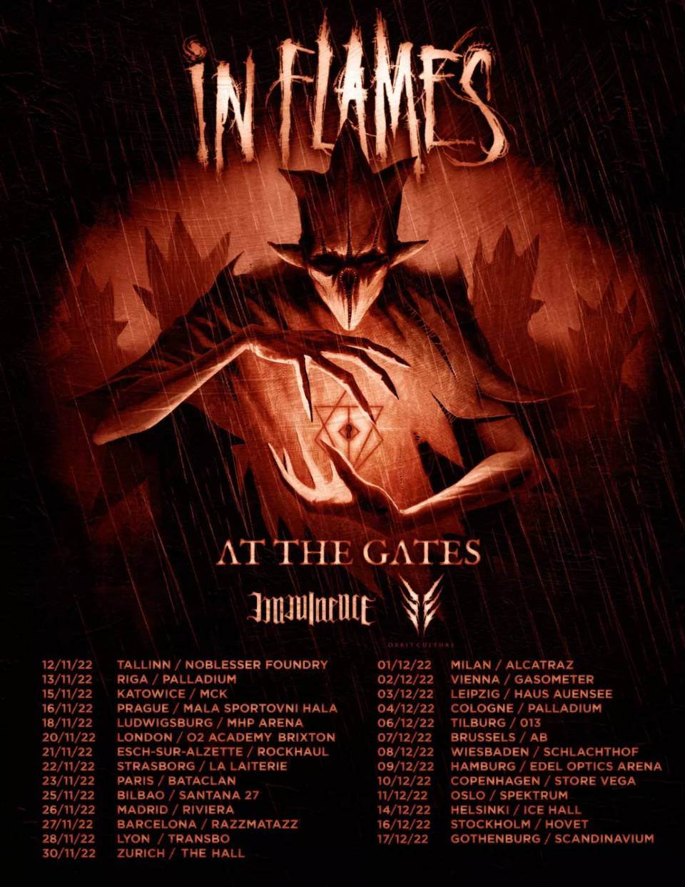 In Flames Release New Single 'The Great Deceiver', Announce Tour With ...