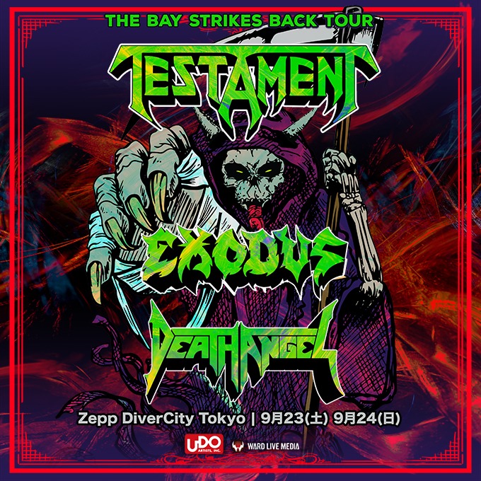 Testament, Exodus and Death Angel to Bring 'Bay Strikes Back' Tour to ...