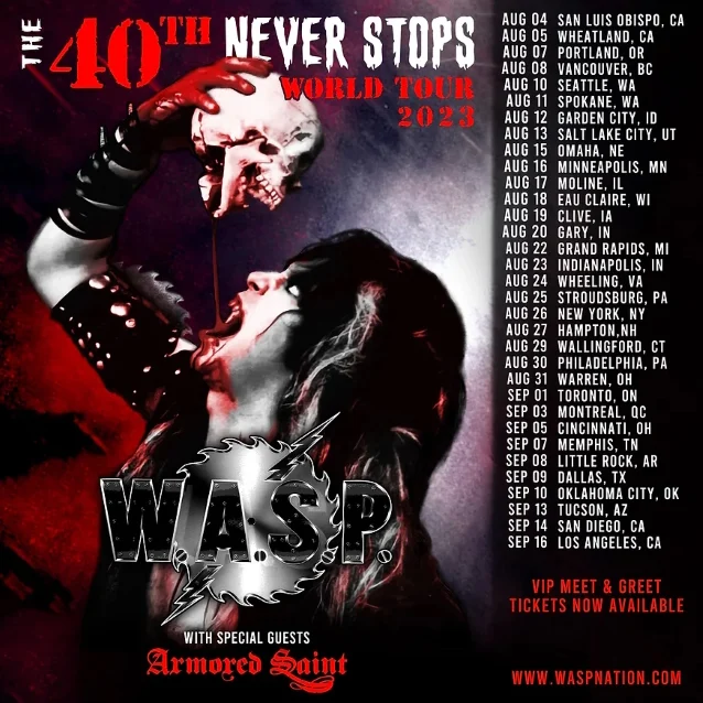 W.A.S.P. Announce Summer North American Tour With Armored Saint | Ultimate Guitar