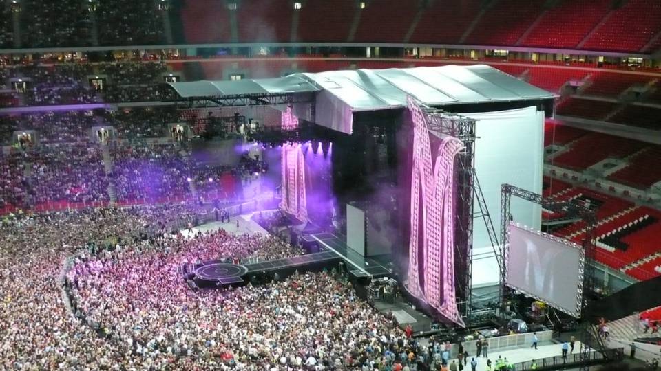 Stadium Concert Stage