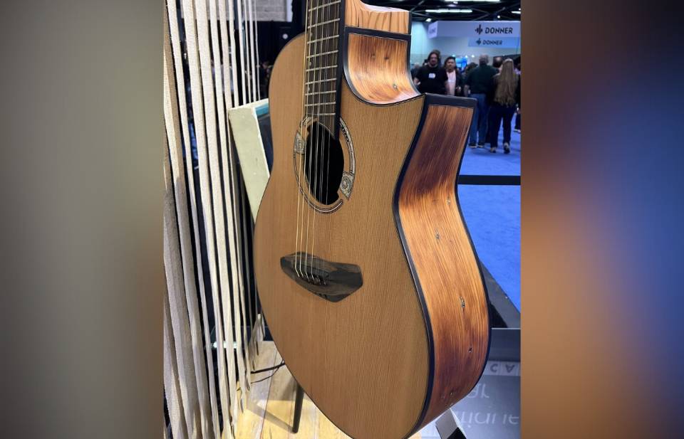 This 9-String Guitar at NAMM 2024 Was Made From Parts of Jimi Hendrix's ...