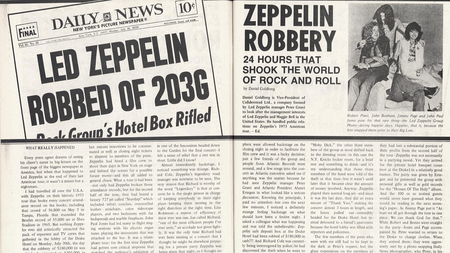 This 1973 Led Zeppelin Heist Still Remains Unsolved | Ultimate Guitar
