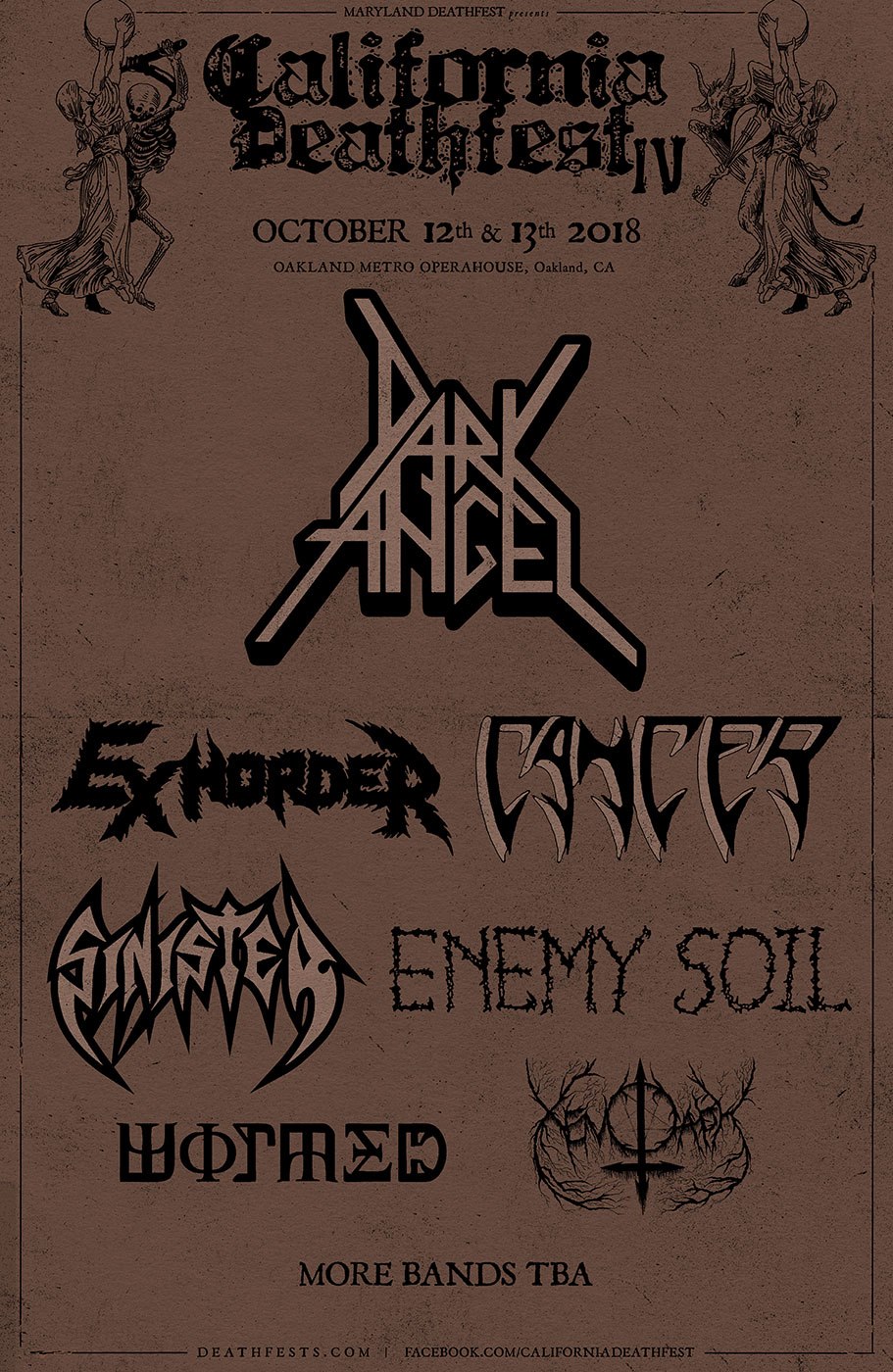 Dark Angel, Exhorder, Cancer and Others Playing Next Year's California ...