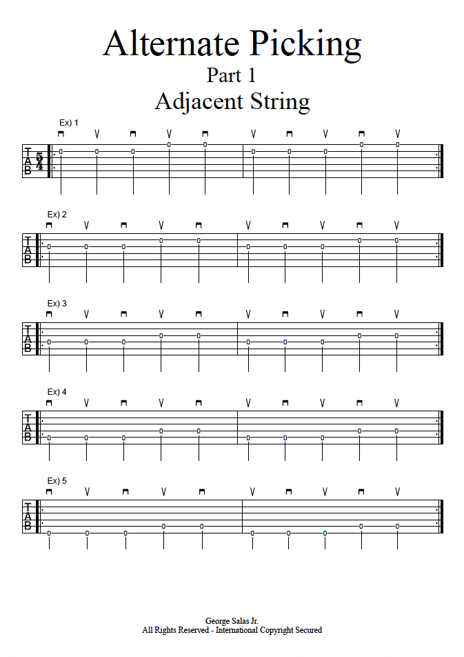 A Simple Alternate Picking Exercise - Part 1 | Ultimate Guitar
