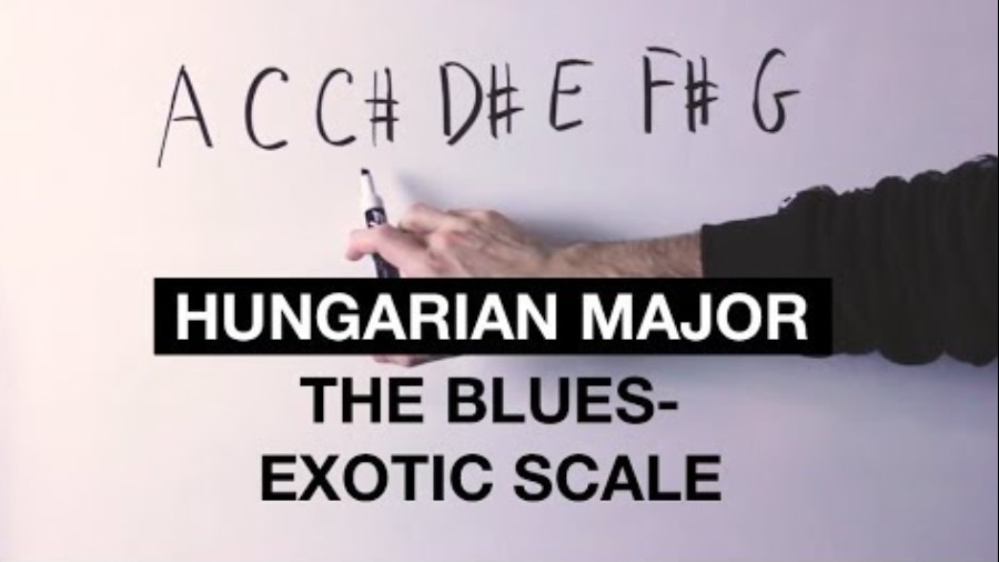 An Exotic Guitar Scale That Can Be Used In Blues: The Hungarian Major ...