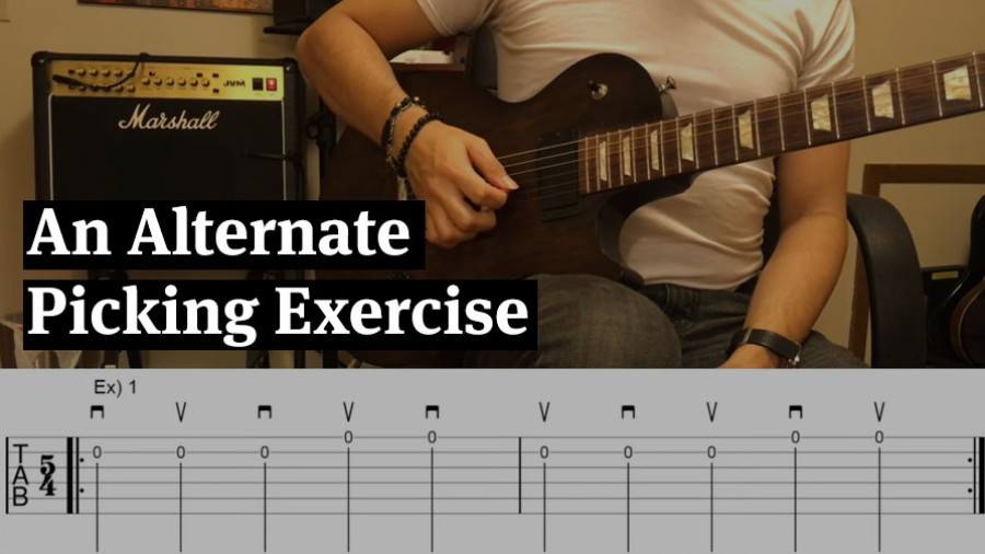 A Simple Alternate Picking Exercise - Part 1 | Ultimate Guitar