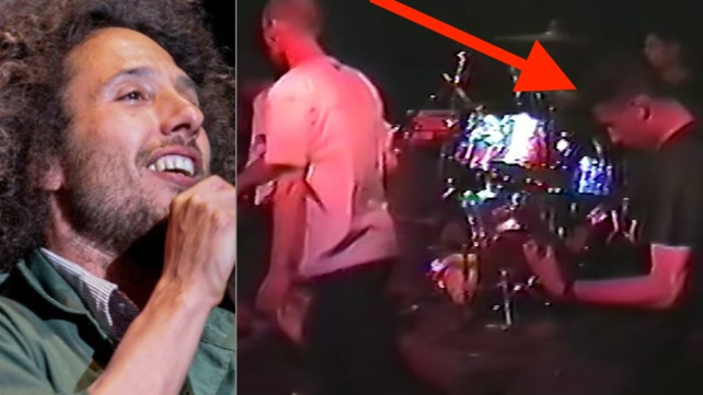 Footage Surfaces of Zach De La Rocha Playing Guitar in Pre-RATM Band in ...