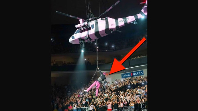 Watch: Machine Gun Kelly Kicks Off World Tour Dangling From Pink ...