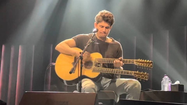Watch: Here's John Mayer Playing His Martin Double-Neck Acoustic Guitar ...