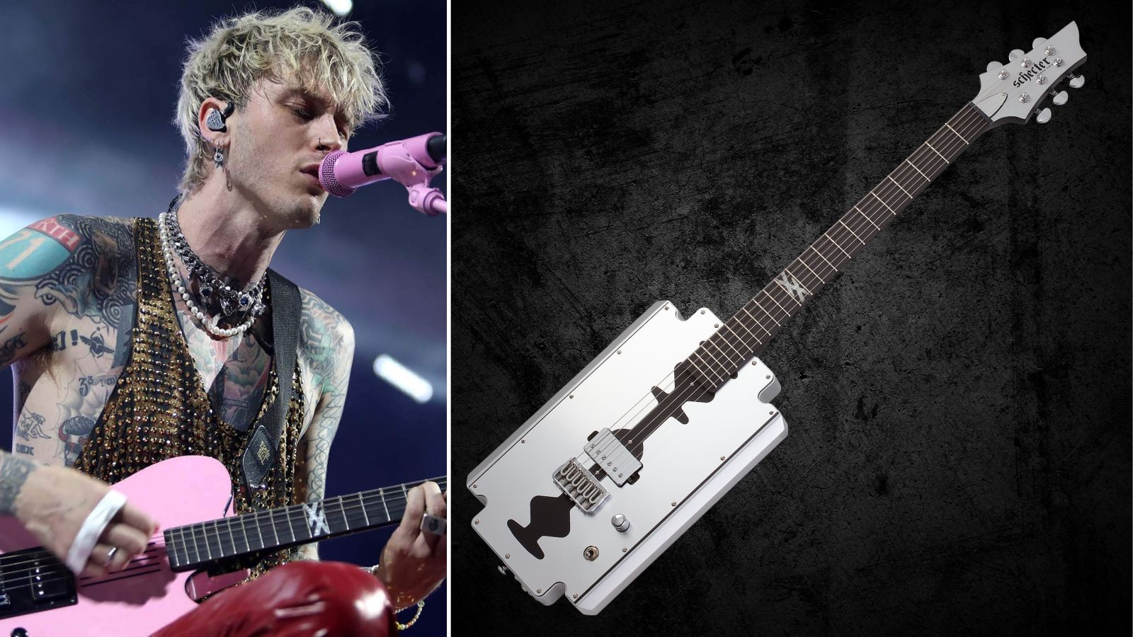 Schecter and Machine Gun Kelly Release 'Razor Blade' Signature Guitar ...