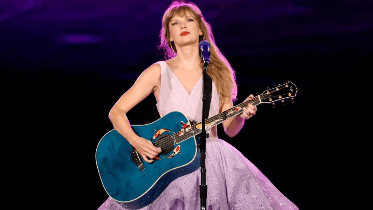 The Story Behind Taylor Swift's Rare Koi Fish Acoustic Guitar ...