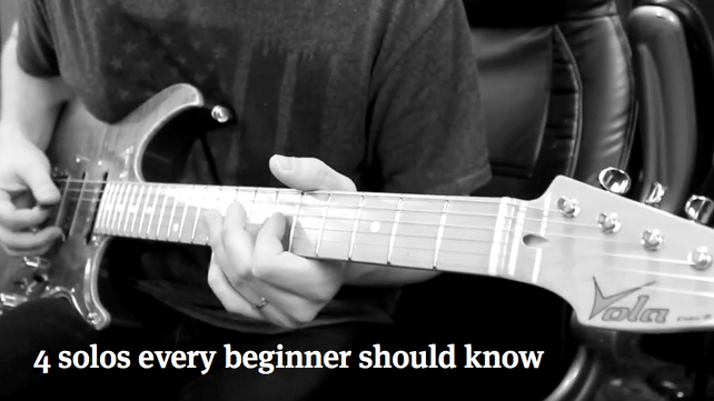 4 Easy Guitar Solos Every Beginner Should Learn | Music News @ Ultimate ...