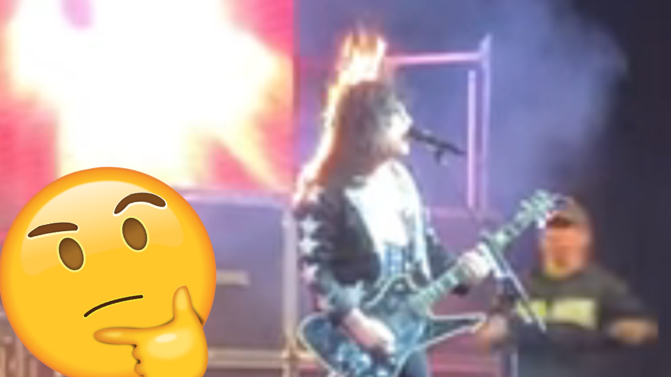 Watch: Singer of Kiss Tribute Band Gets Himself on Fire, They Continue ...