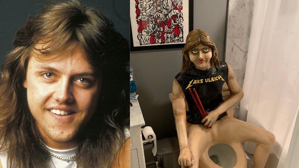 Oddities Museum in Denmark Acquires Toilet Shaped Like Metallica's Lars ...