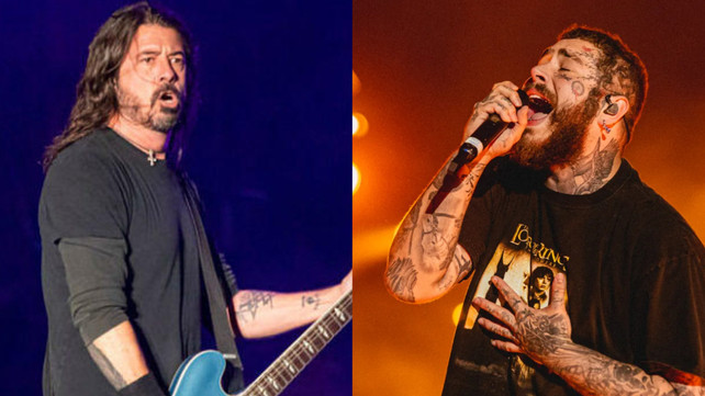 Watch: Dave Grohl Attends Post Malone Show, Dances in the Audience ...