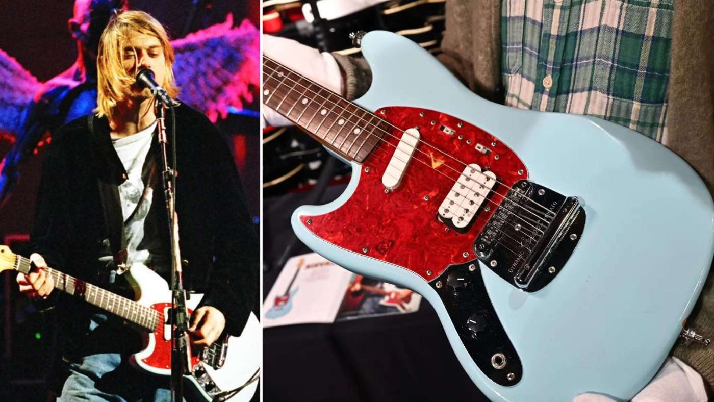 Kurt Cobain's Fender Skystang I Becomes Eighth Most Expensive Guitar ...