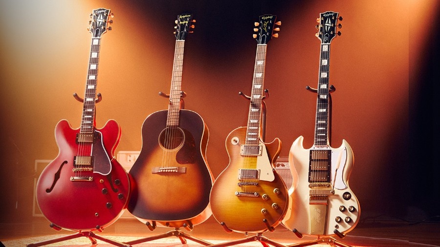 Epiphone Just Announced a New Line of Inspired by Gibson Custom Guitars ...