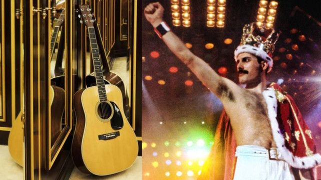 Freddie Mercury's Iconic Martin Guitar, Reportedly Used to on Queen Hit ...