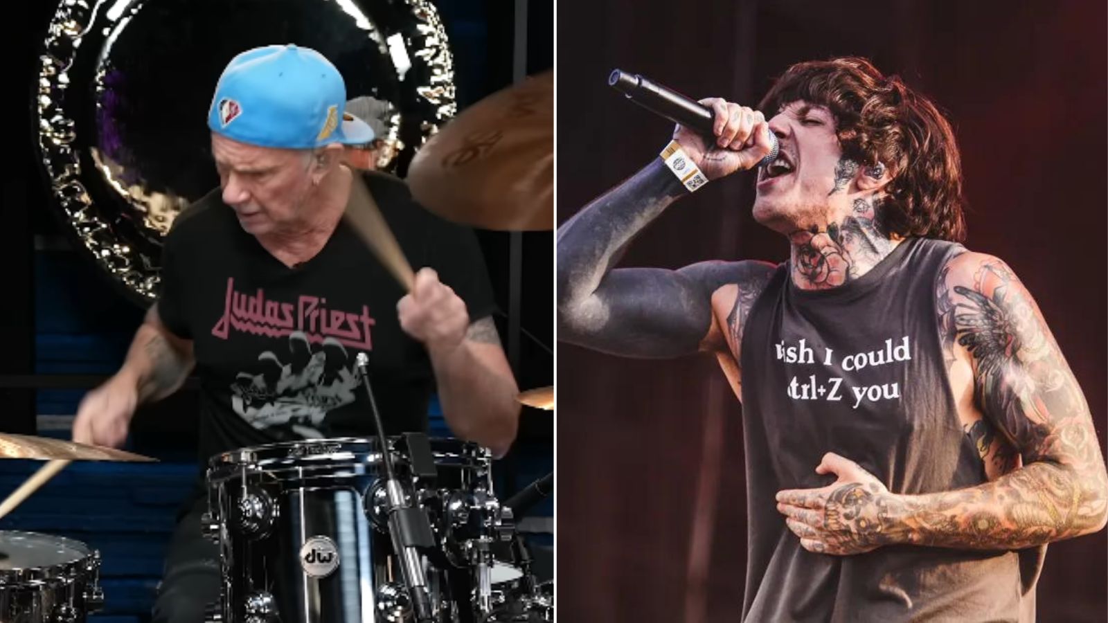'It's Some Kind of Emo Thing': Chad Smith Tries to Play Bring Me The ...