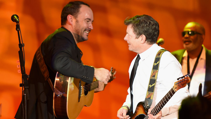 Hero: Michael J. Fox Joins Dave Matthews Onstage, Delivers 'All Along ...