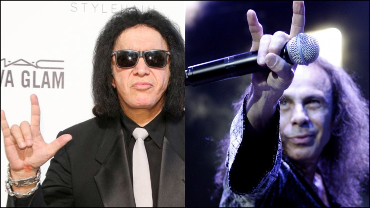 Gene Simmons: Dio Was Wrong Thinking He Started the Devil Horns Gesture ...