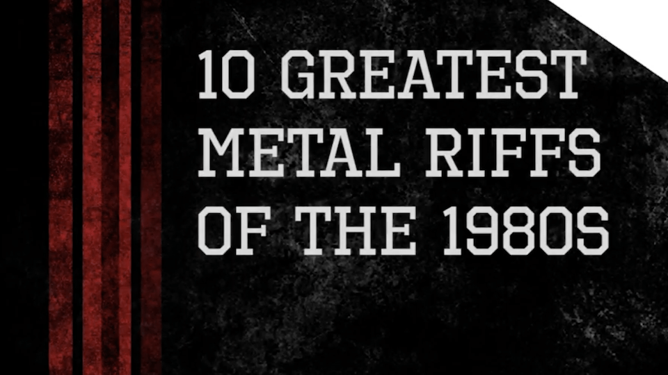 10 Greatest Metal Riffs of the '80s | Ultimate Guitar