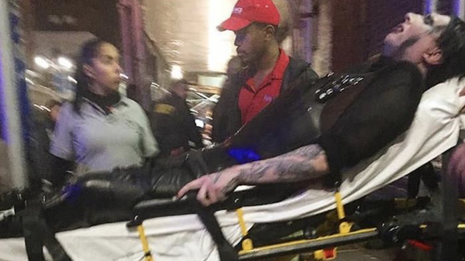 Manson's Ex-Bandmate on Recent Onstage Injury: 'I Hope He Suffers ...