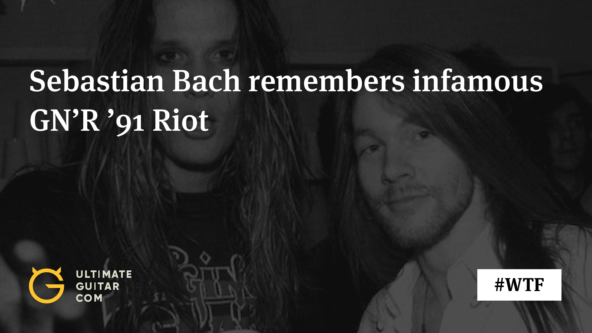 Sebastian Bach Remembers Infamous '91 GN'R Riot: We Found Izzy's Amp at ...