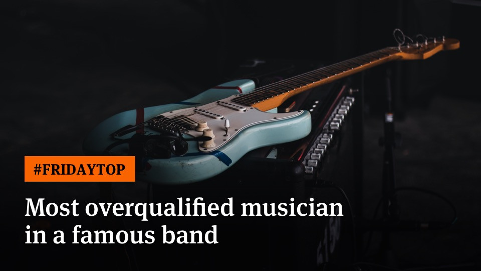 Friday Top: 20 Most Overqualified Musicians in Famous Bands | Ultimate ...
