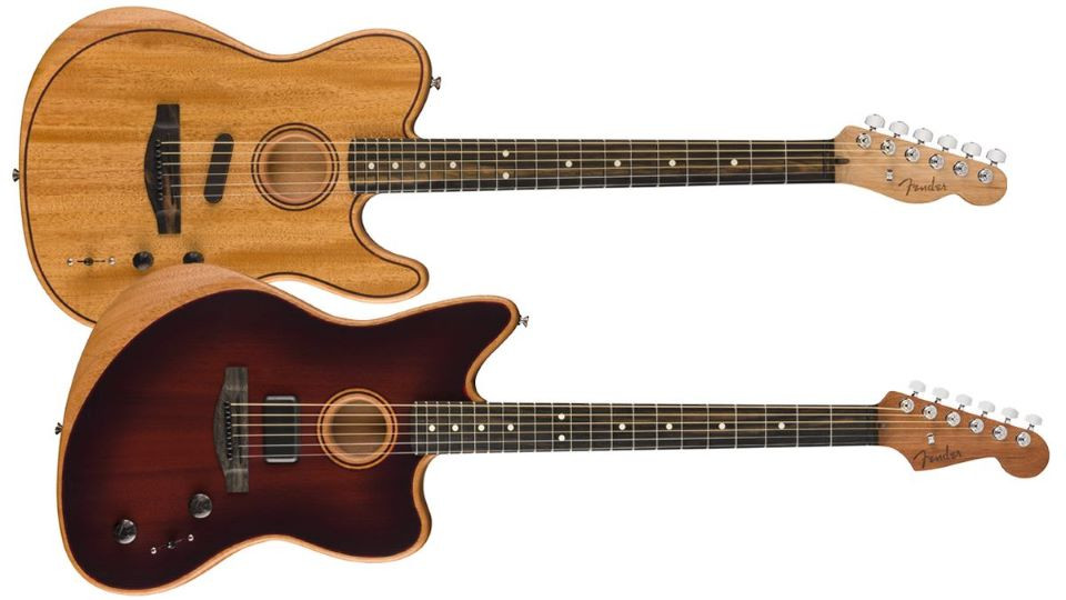 Fender Updates Its Acoustasonic Guitar Line With All-Mahogany Models ...