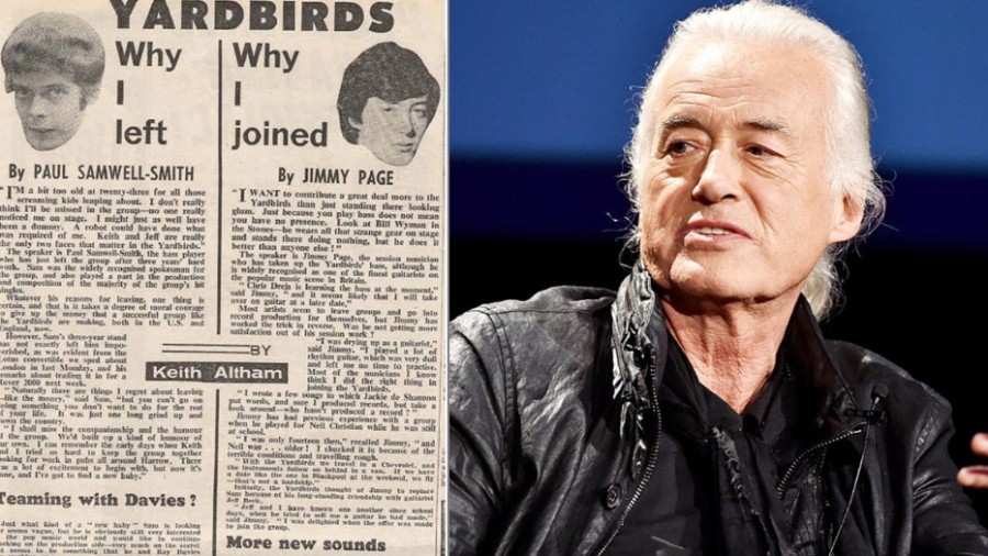 Jimmy Page Recalls Debuting in Iconic Pre-Led Zeppelin Band as Bass ...