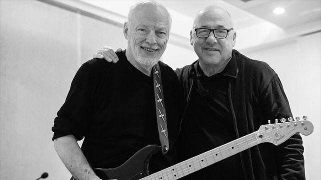 Photo: David Gilmour and Mark Knopfler Were in the Studio Together ...