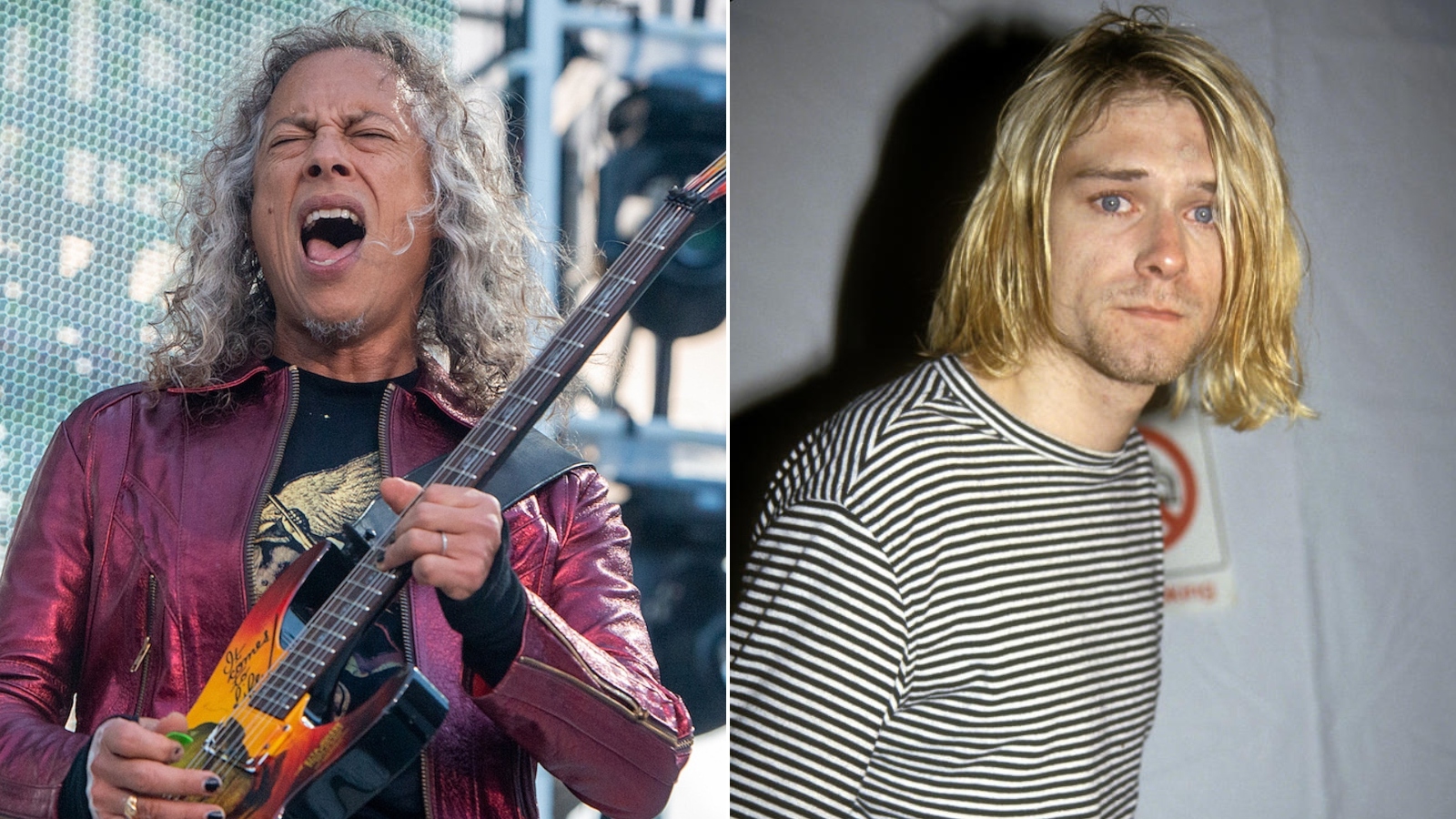 Kirk Hammett Recalls How Kurt Cobain Reacted to Metallica Live Show ...