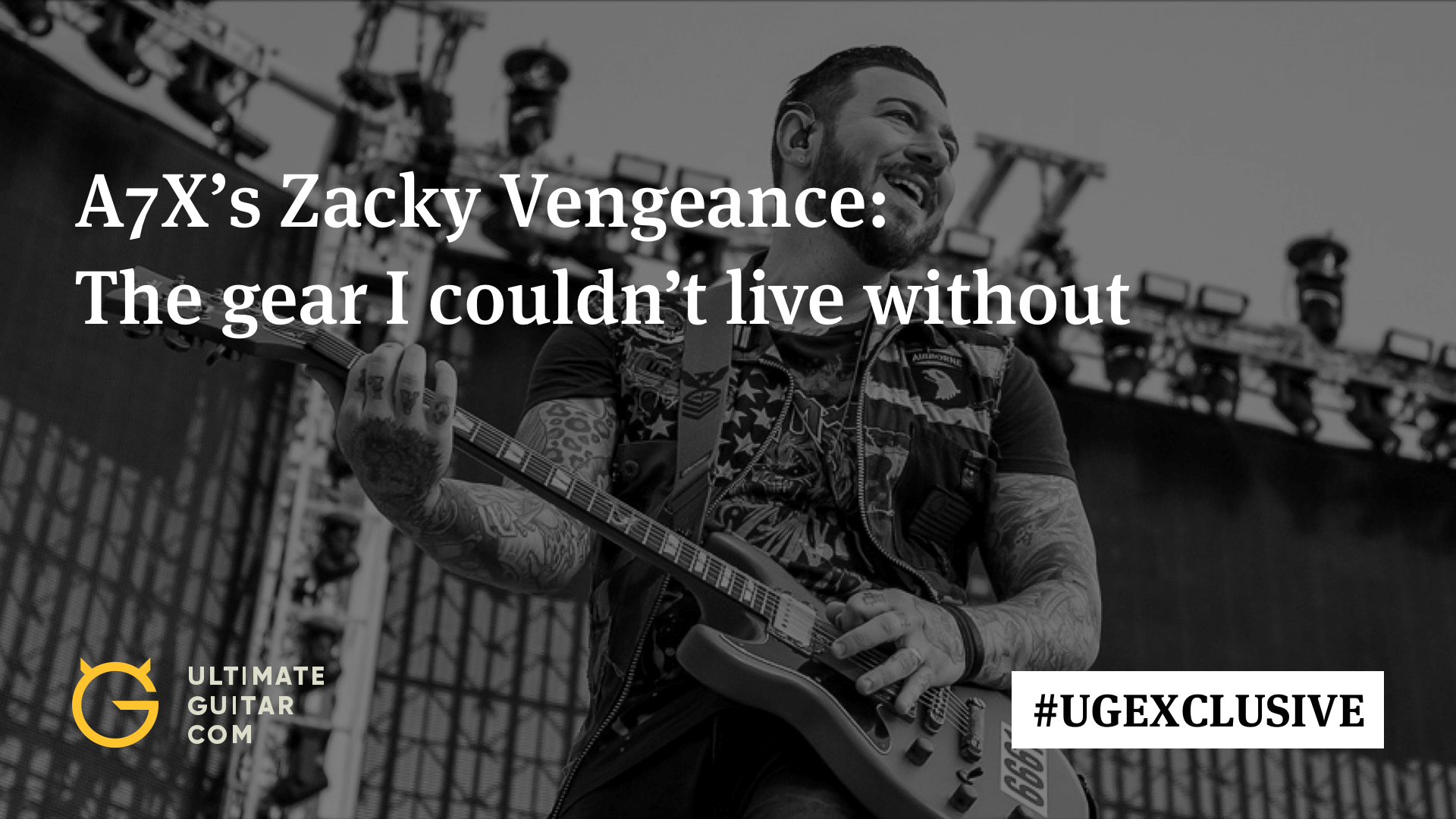 A7X's Zacky Vengeance: I Can Save 1 Guitar, 1 Amp & 1 Pedal From a Fire ...