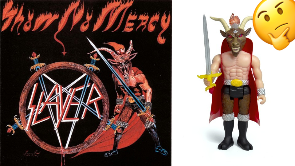 Slayer to Release Minotaur Action Figure From 'Show No Mercy' Cover. It ...