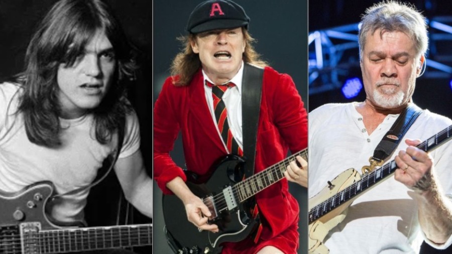 Angus Young Talks What Eddie Van Halen Thought of Malcolm + How He Behaved When They Met ...