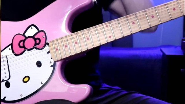 Previously Discontinued Hello Kitty Stratocaster Skyrockets on Used ...