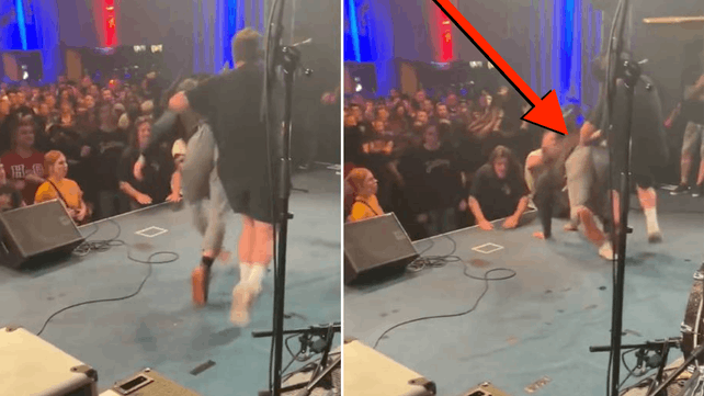 Watch: Drain Frontman Gives a Wedgie to an Unsuspecting Stage Diver ...