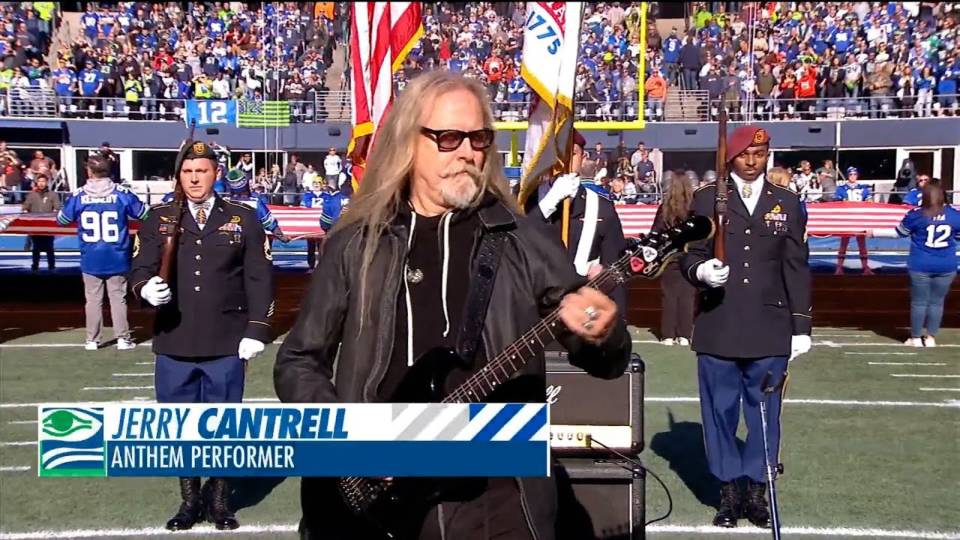 Alice in Chains' Jerry Cantrell Performs 'Star-Spangled Banner' for the ...