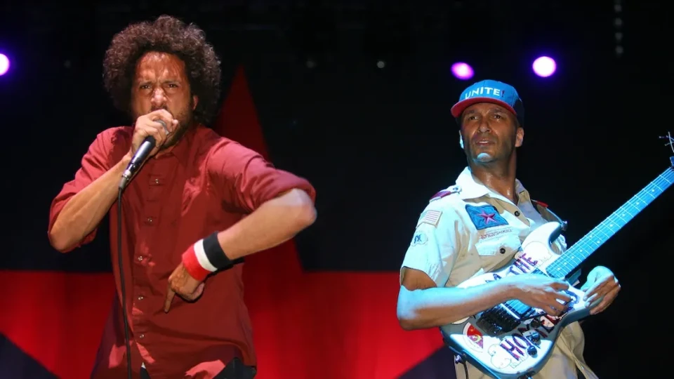 Rage Against the Machine's Tom Morello and Zach de la Rocha Protest ...