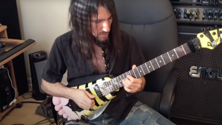 The Story of Ron 'Bumblefoot' Thal's Strange 'Flying Foot' Guitar ...