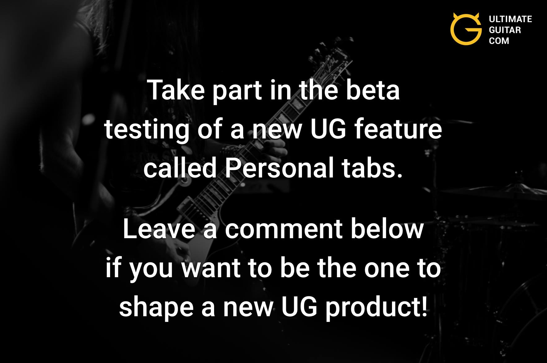 Personal Tabs Beta Testing | Ultimate Guitar