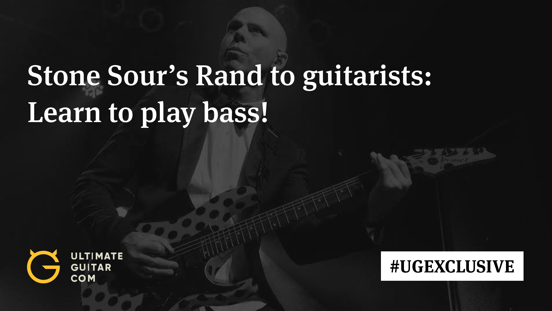 Stone Sour's Josh Rand: Why Every Guitarist Should Also Learn Bass ...