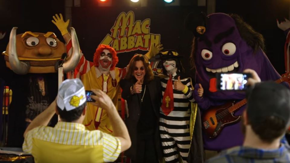Watch: Ozzy Osbourne Meets Fast Food Themed Black Sabbath Parody Band ...